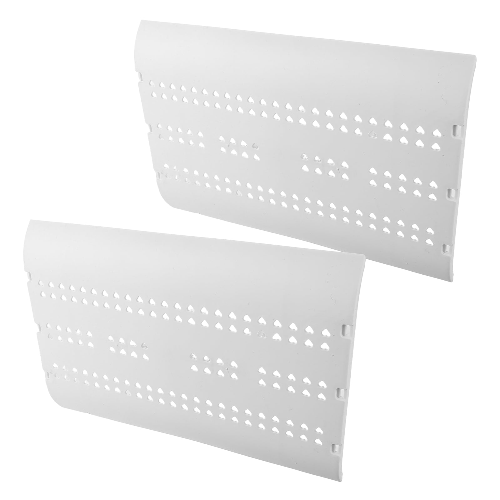 Minkissy 2pcs White Plastic Air Conditioner Wind Deflector for Improved ...