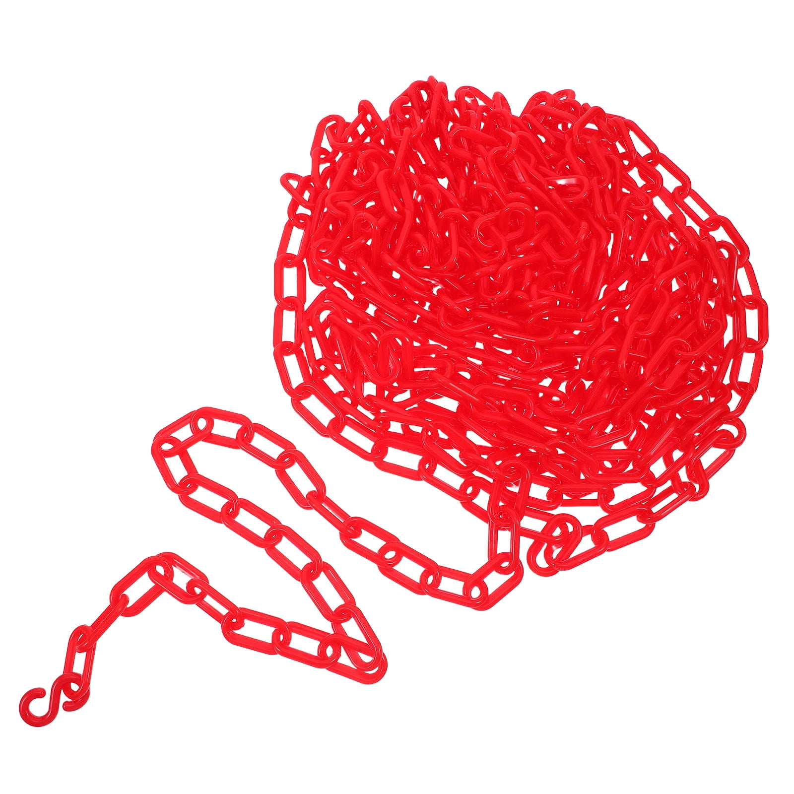 Minkissy Red Plastic Safety Barrier Chain for Traffic Control and Crowd ...