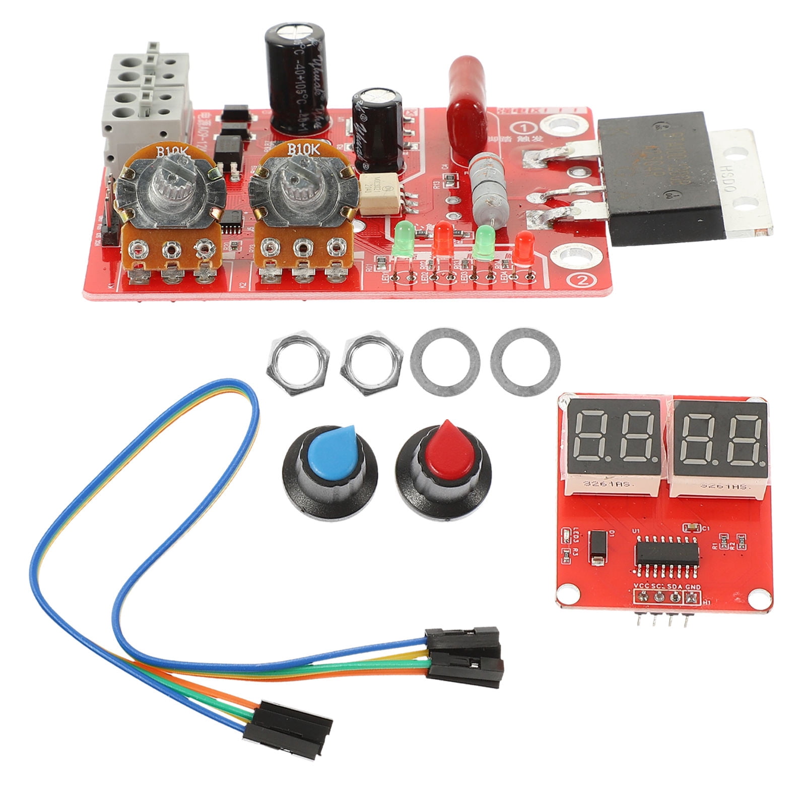Minkissy Digital Spot Welder Control Panel with Microcontroller for ...