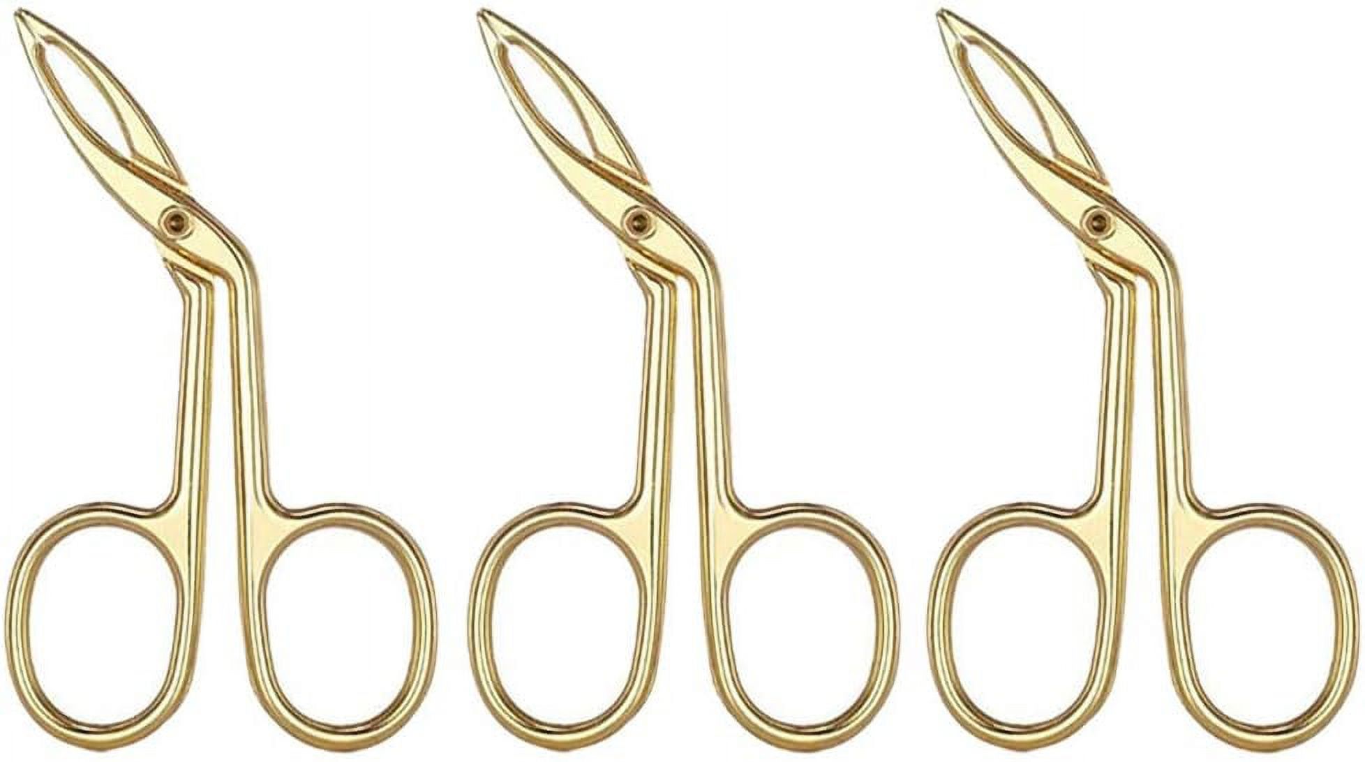 Minkissy Forceps 3pcs Scissors Tweezers Clip Oblique Eyebrow Tweezers ...