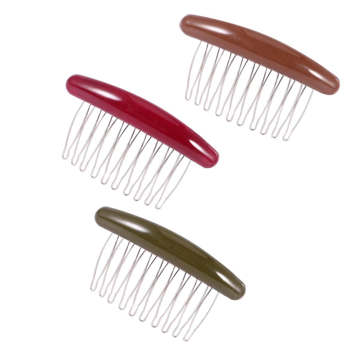 Minkissy Hair Accessories 3pcs Side Hair Comb Clip French Combs Teeth ...