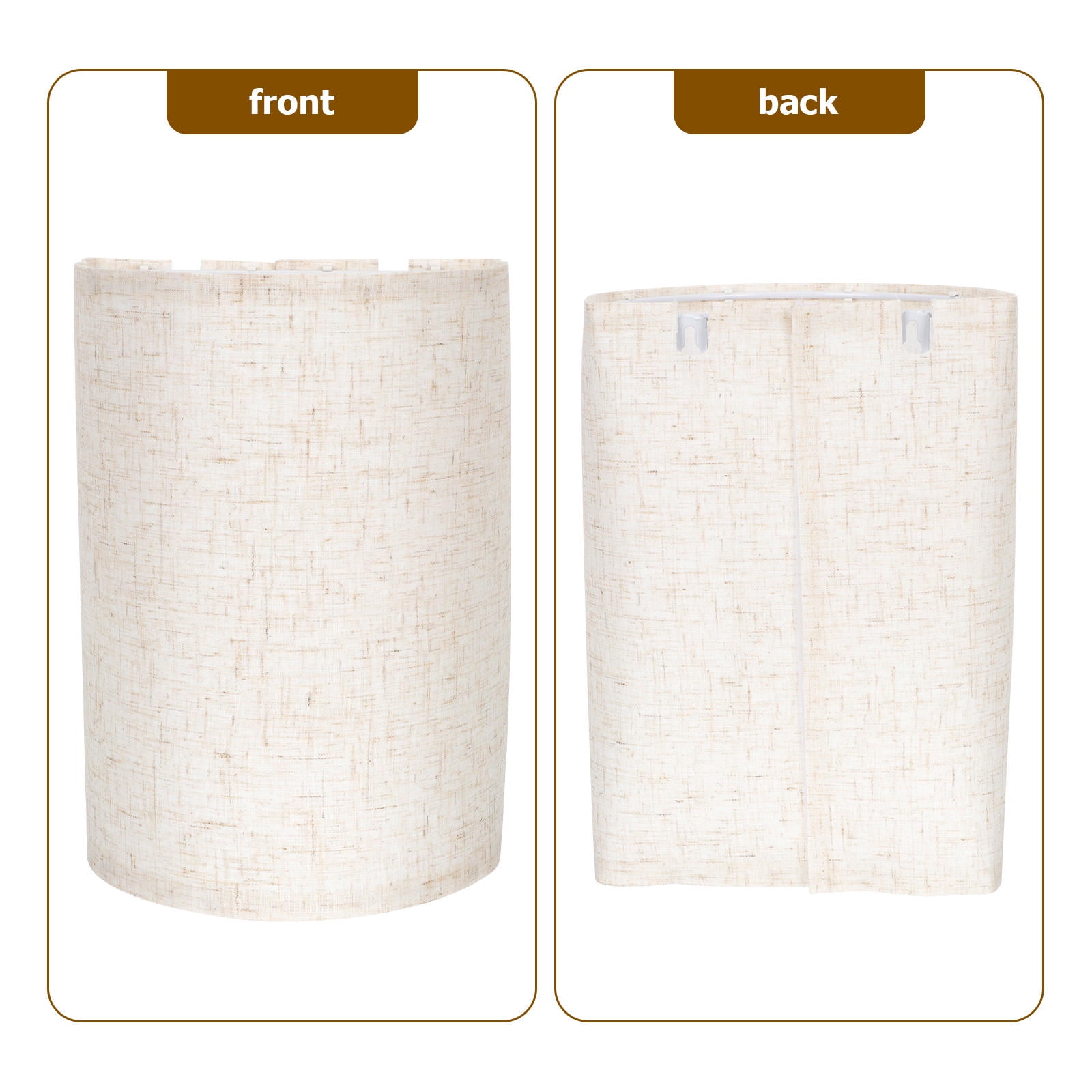 Minkissy Modern Fabric Lamp Shade with Light Yellow Color for Home ...