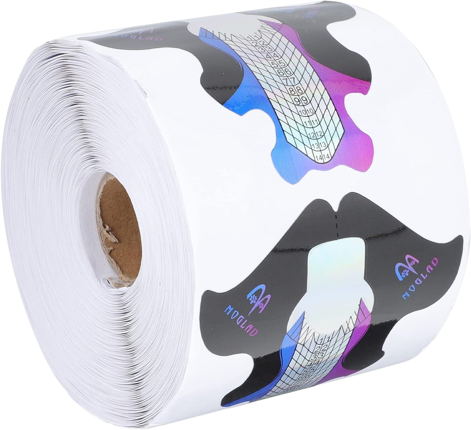 Minkissy Nail Stickers Nail 300pcs Nail Form Nail Extension Tips Paper ...