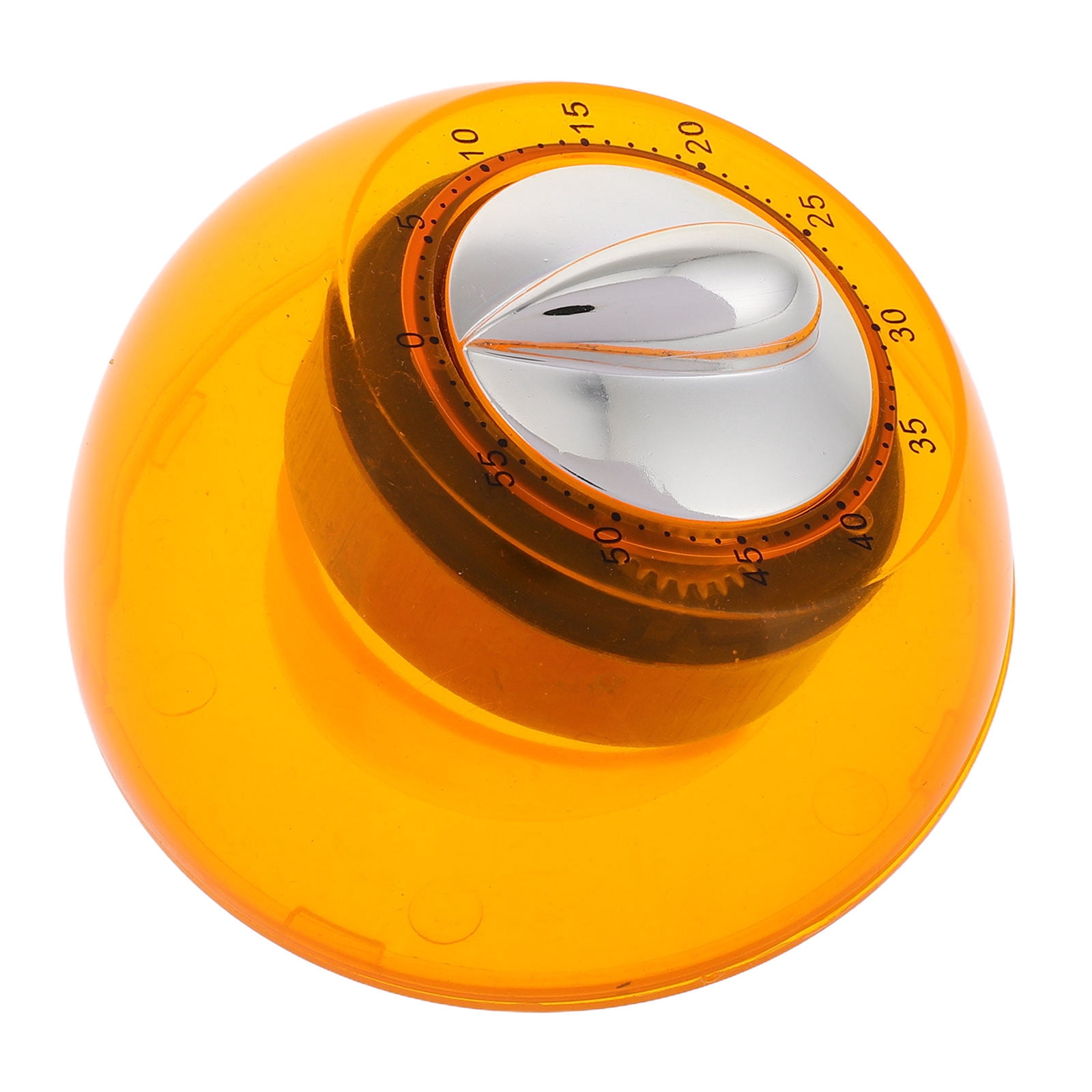 Minkissy Silent Mechanical Countdown Timer in Orange for Home Use ...