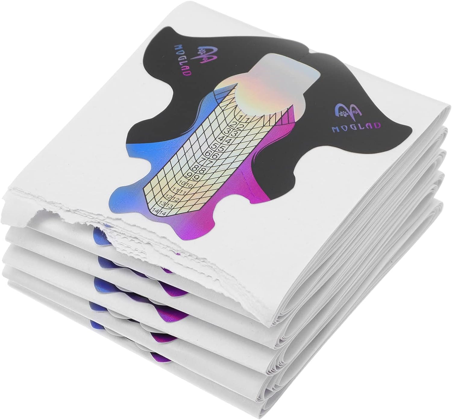 Minkissy Tool Nail Tool 100pcs Nail Form Nail Extension Tips Paper Nail ...