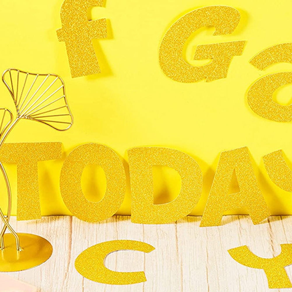 Minkissy 216Pcs of Alphabet Letter Paper for Bulletin Board ...
