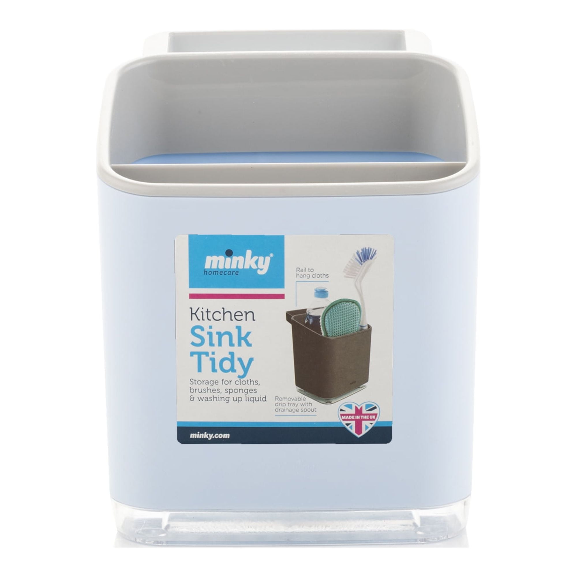 Minky Blue Kitchen Utensil Organizer Set with Draining Function ...