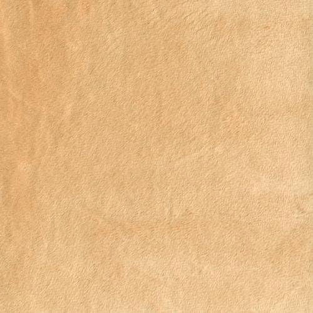 Minky Solid Cuddle 3 Camel, Fabric By The Yard - Walmart.com