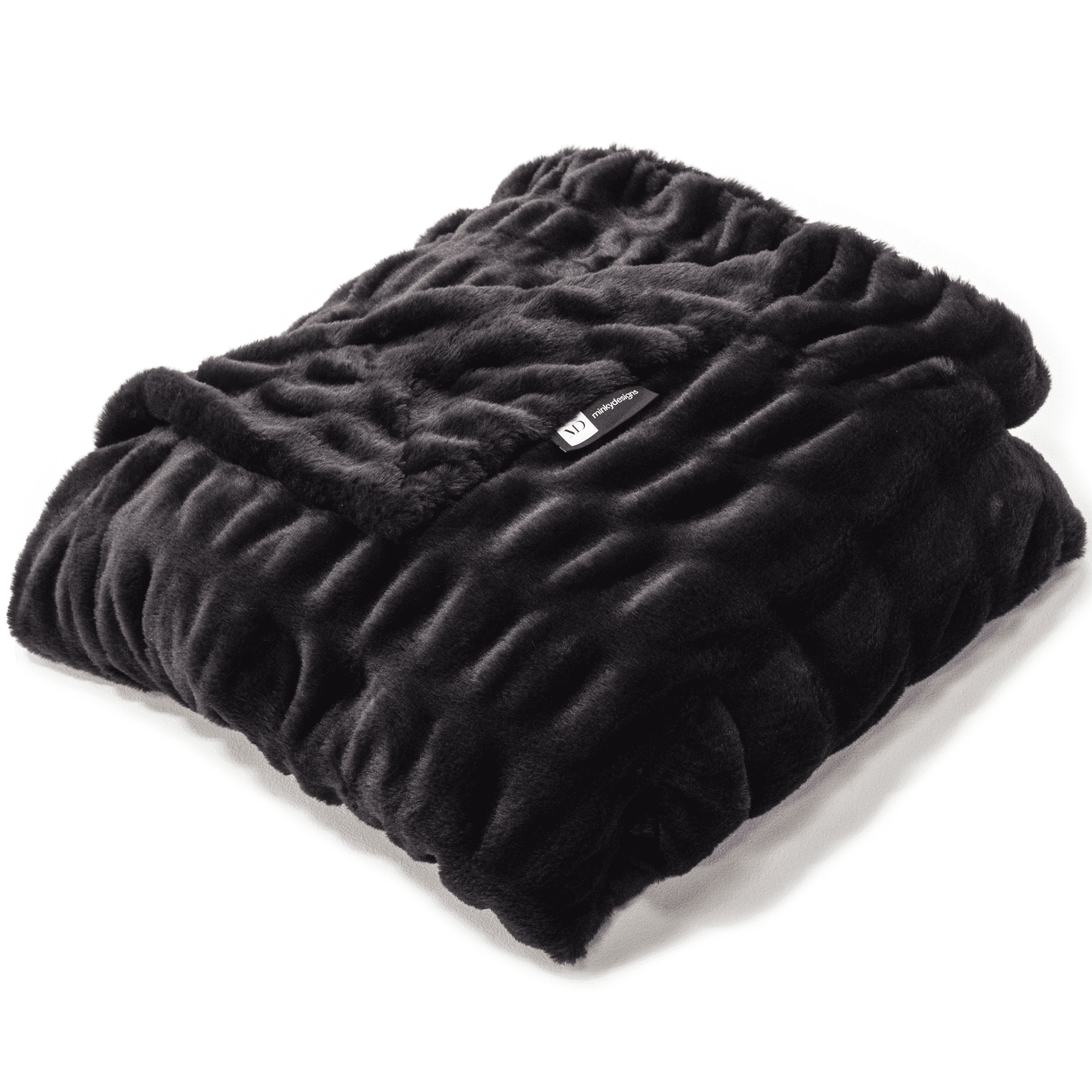 Minky Designs Jaguar Black Minky Blanket – Ultra Soft Faux Fur Throw ...