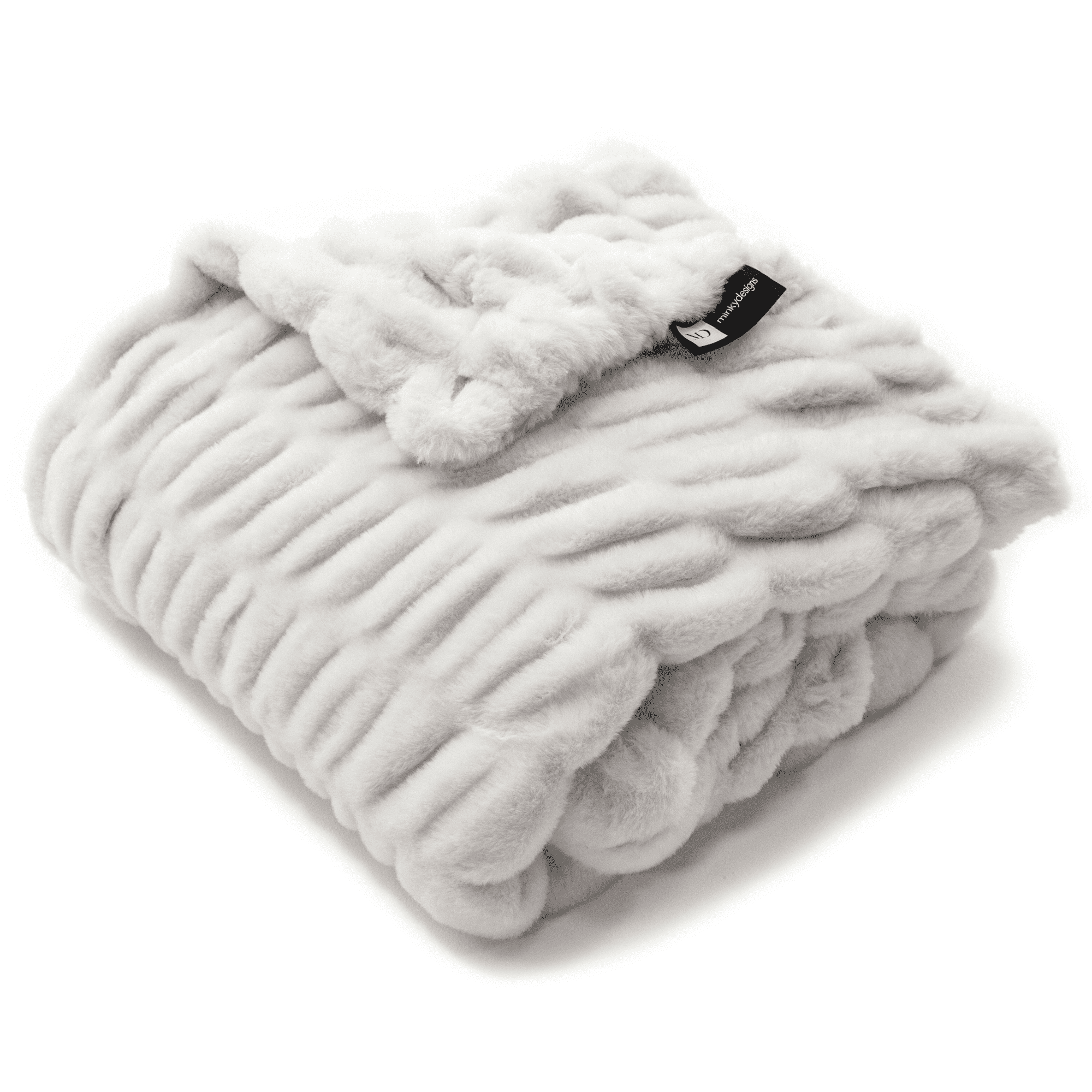 Minky Designs Polar Bear Minky Blanket – Ultra Soft Faux Fur Throw ...