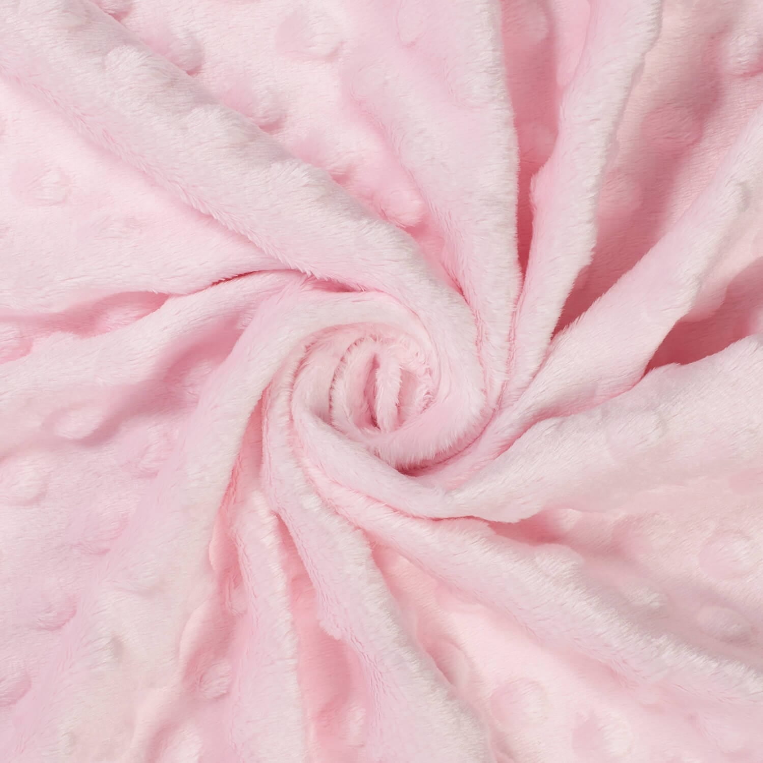 Minky Dimple Dot 60 Inch Soft Plush Polyester Microfiber Cuddle Fabric ...