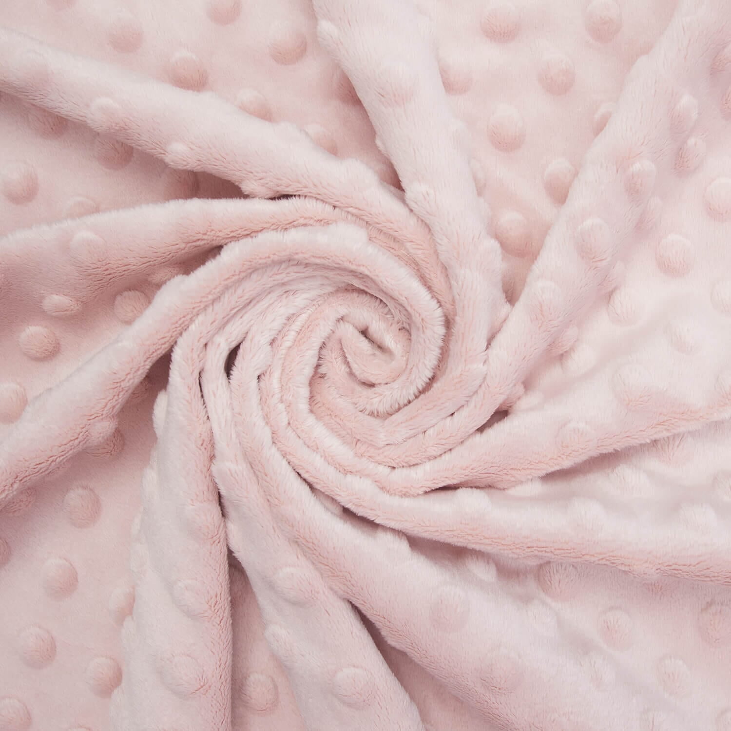 Minky Dimple Dot 60 Inch Soft Plush Polyester Microfiber Cuddle Fabric ...