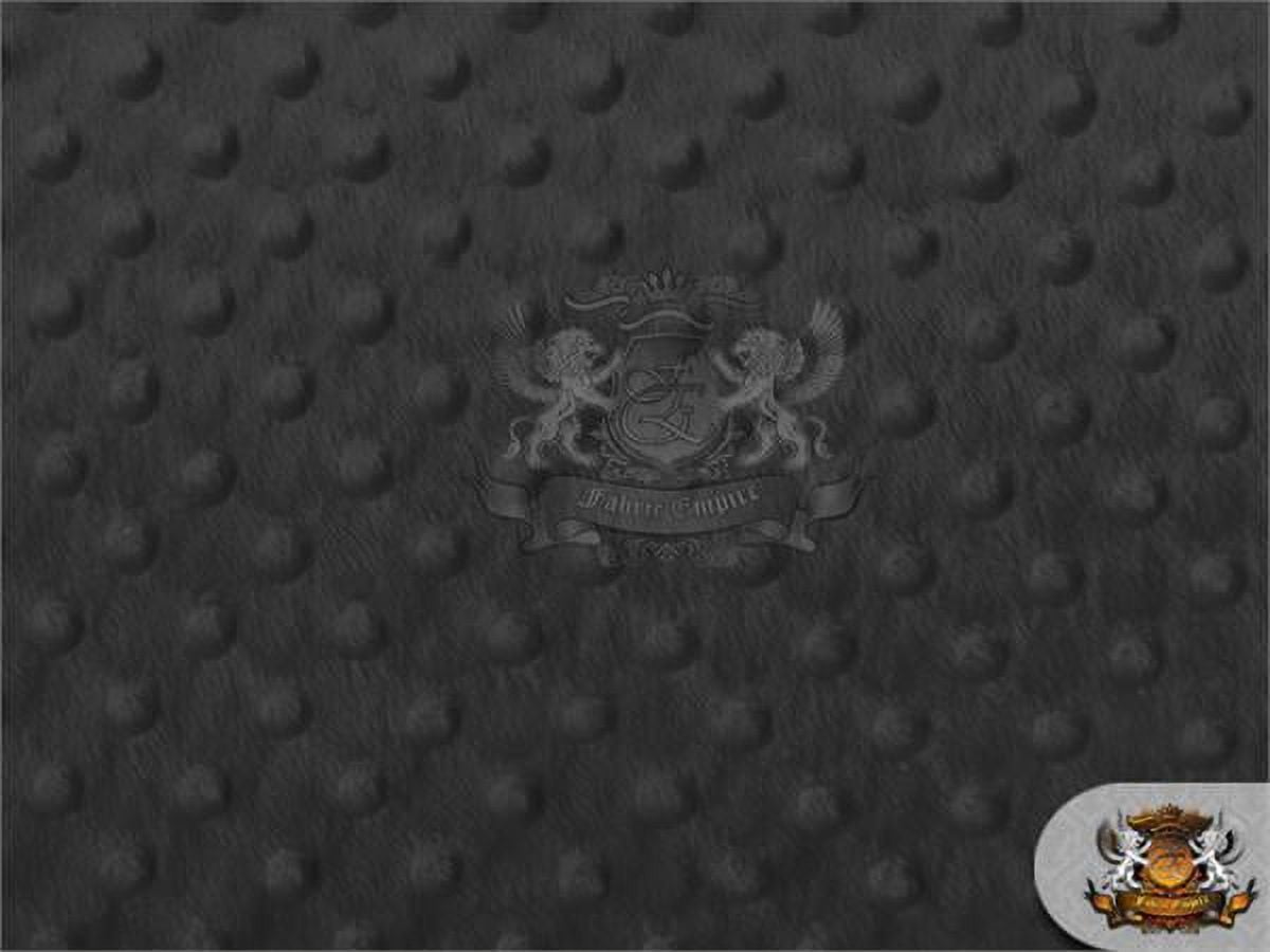 Minky Dimple Dot Charcoal Gray Fabric By the Yard - Walmart.com