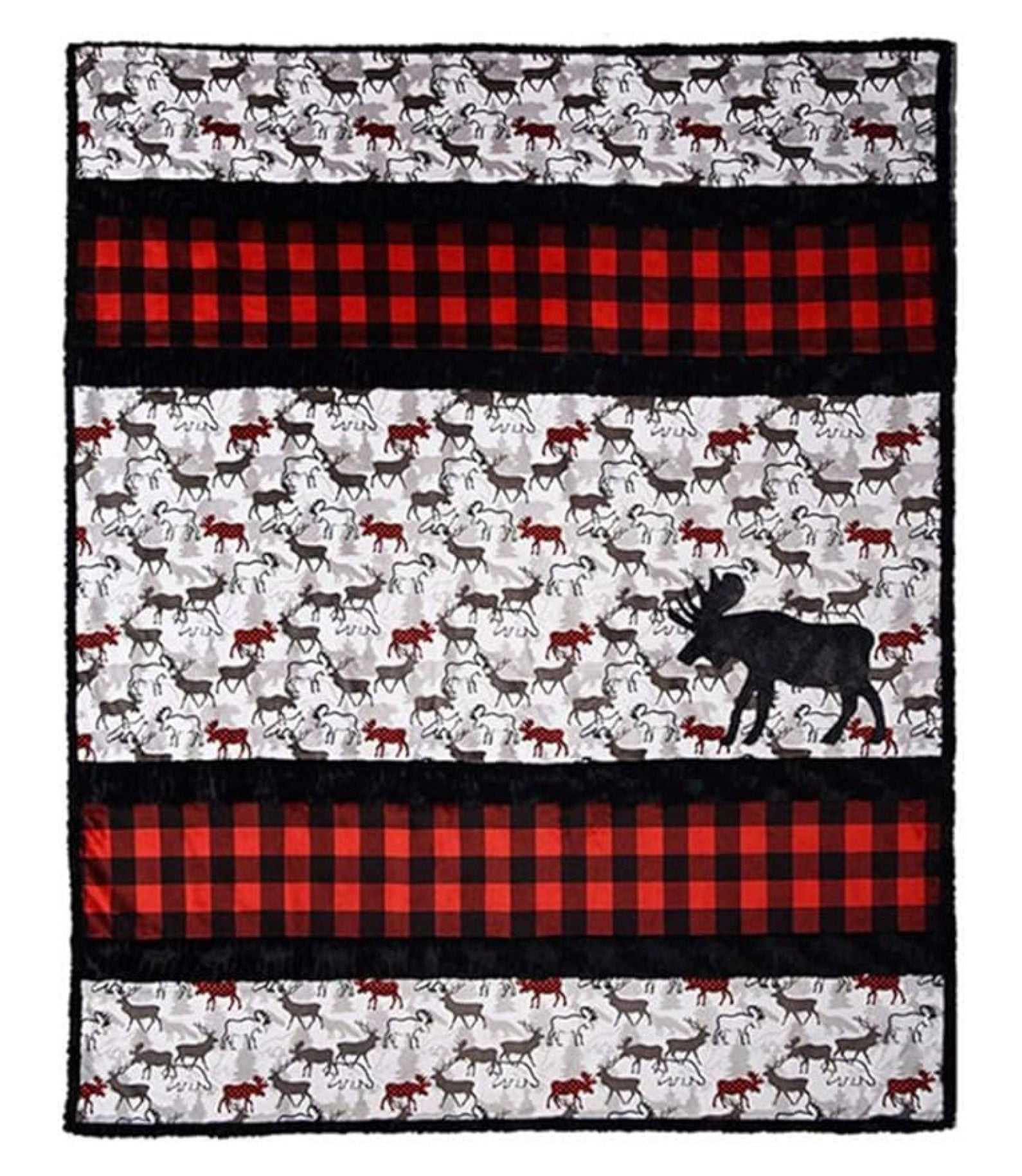 Minky Sensational Strips A''d Cuddle Kit Quilt Kit - Walmart.com