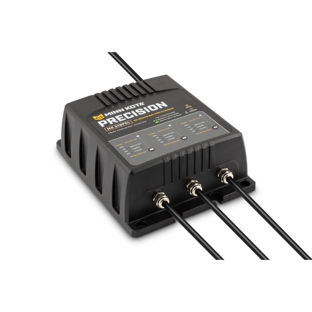 Minn Kota 1833301 MK-330PCL: Marine Deep Cycle Dual Bank, 3 BNK, 10 AMP Battery Charger ...