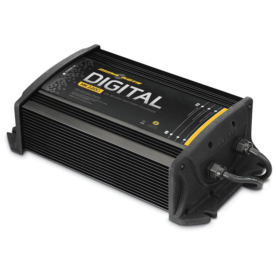 Minn Kota MK2200 2 Bank 10 Amp 12 24 Volt On Board Charger - Walmart.com
