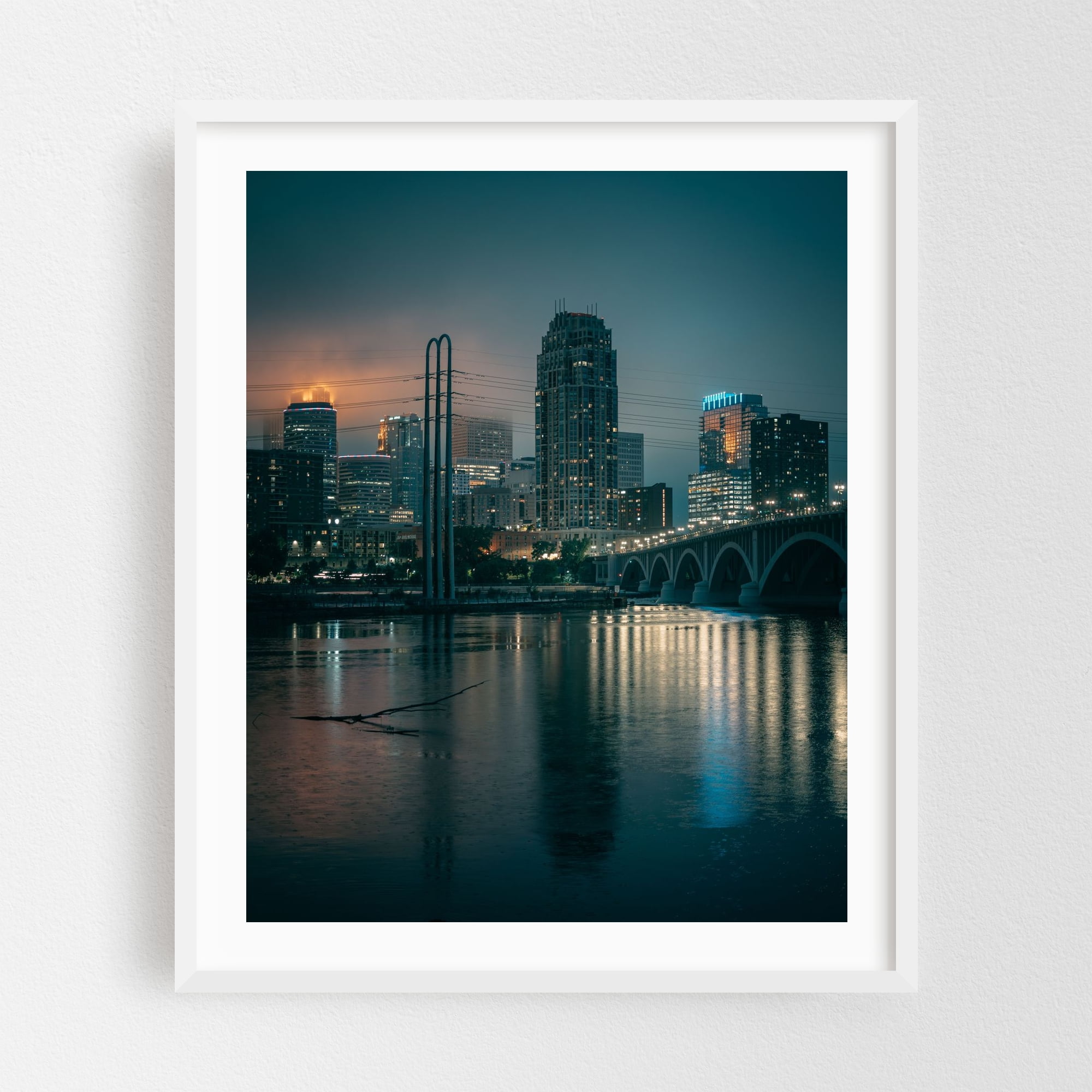 Minneapolis Skyline at Night 01 - Minneapolis Minnesota Photography ...