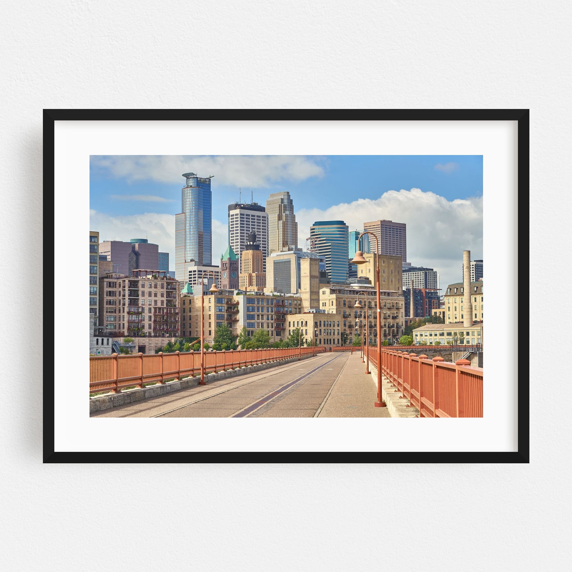Minneapolis from Stone Arch Bridge - Minneapolis Minnesota Photography ...