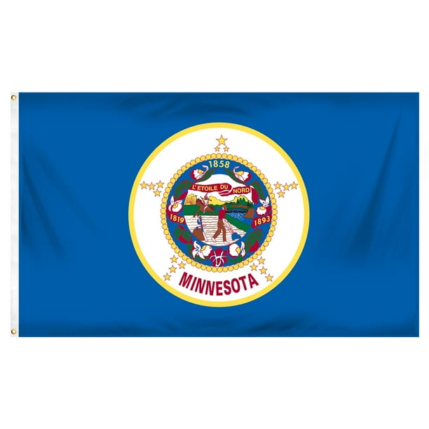 Minnesota 5ft x 8ft SpectraPro Flag - Walmart Business Supplies