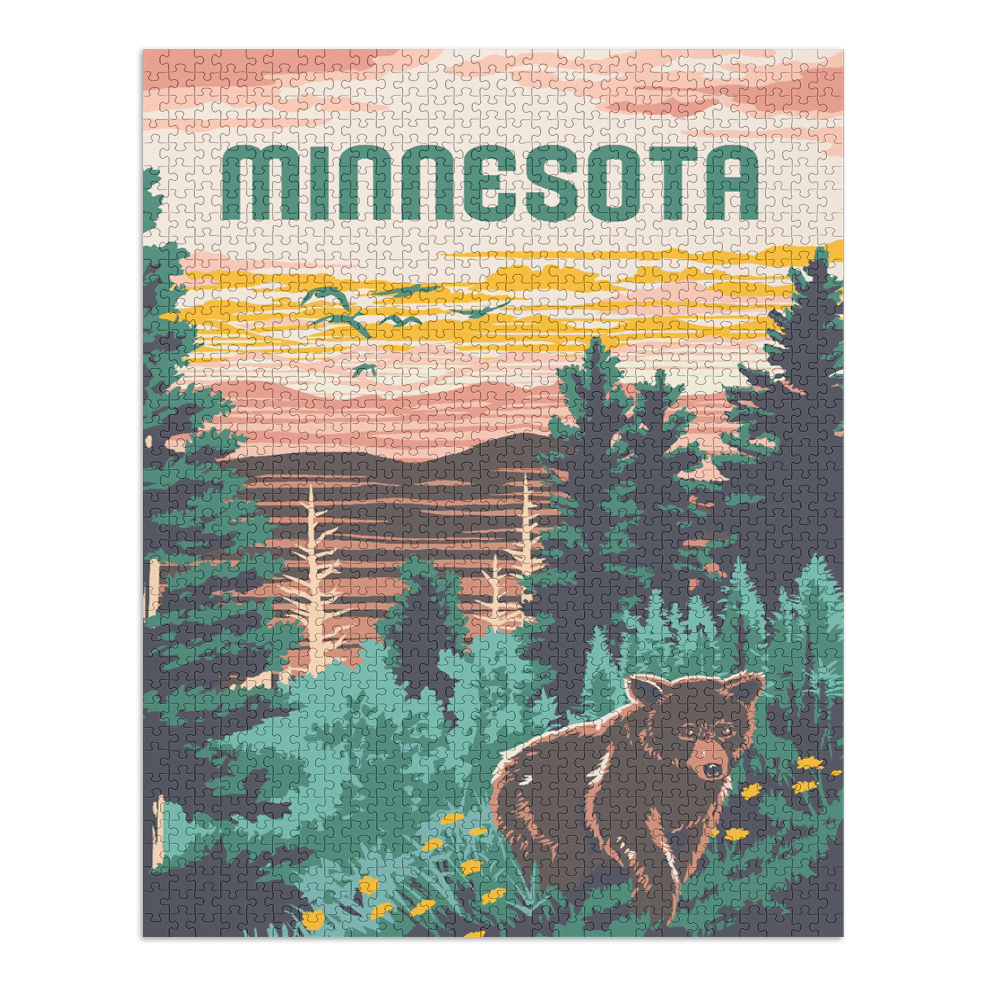Minnesota, Explorer Series (1000 Piece Puzzle, Size 19x27, Challenging ...