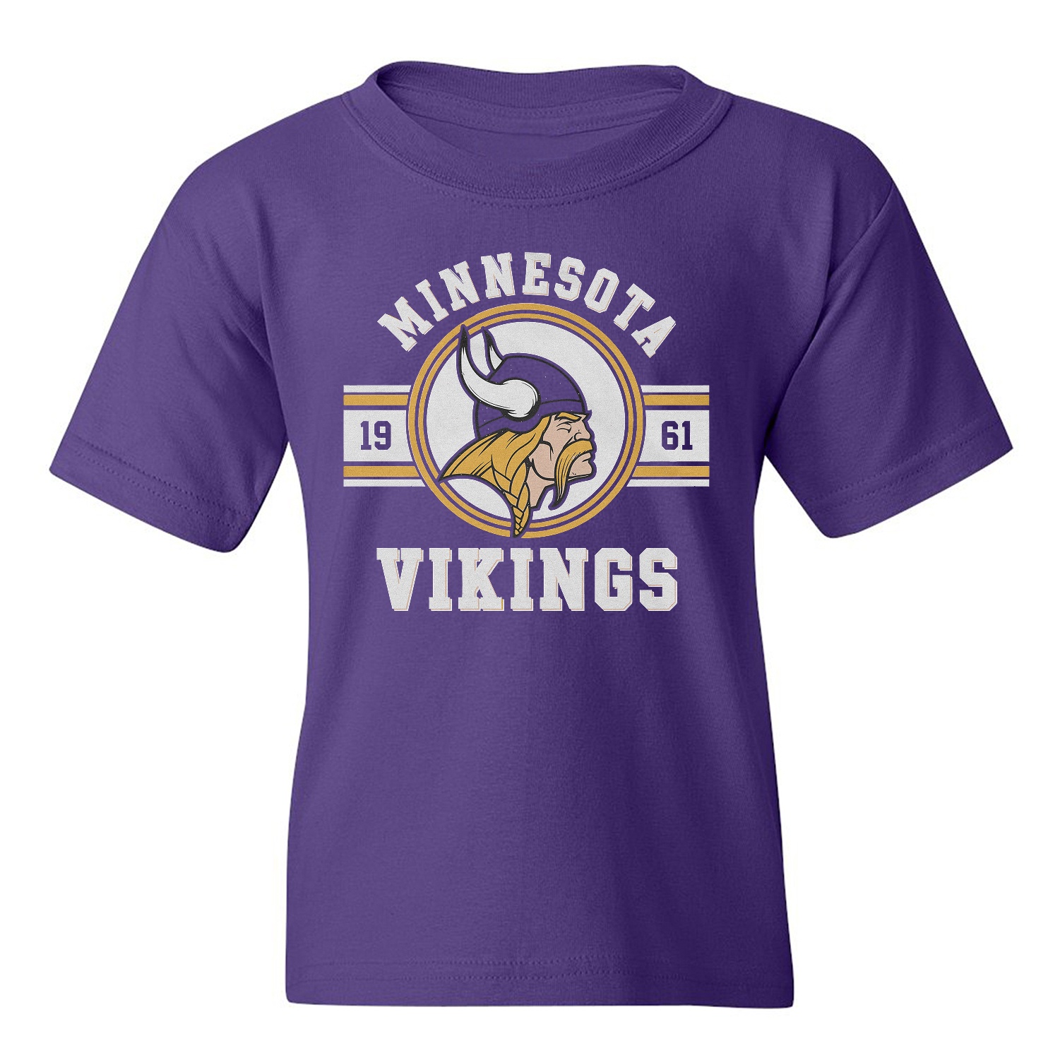 Minnesota Fans Tribute - Mascot Wearing Helmet Youth Unisex T-shirt ...