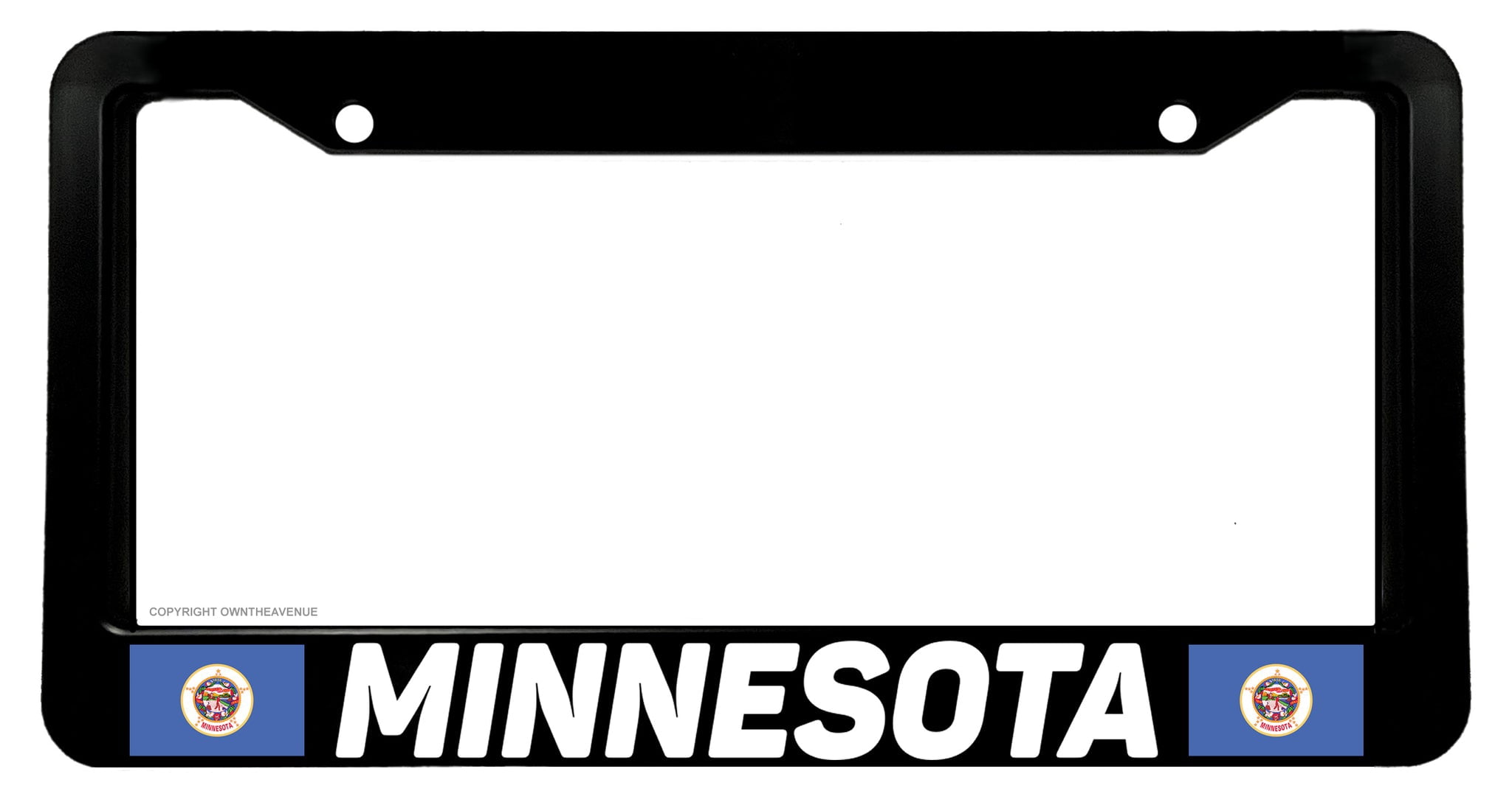 Minnesota Flag Car Truck Auto Model V01 License Plate Frame - Walmart.com