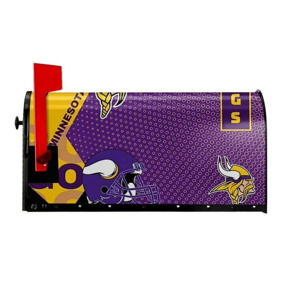 Minnesota Football Team Magnetic Cute Mailbox Cover, Weatherproof and ...