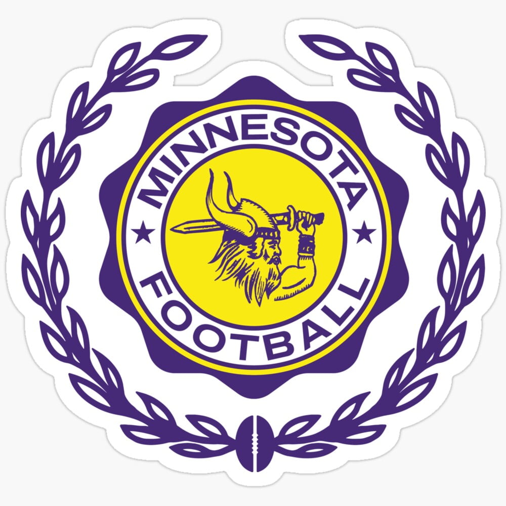 Minnesota Football Victory Laurel Sticker Baseball Sticker, Football ...