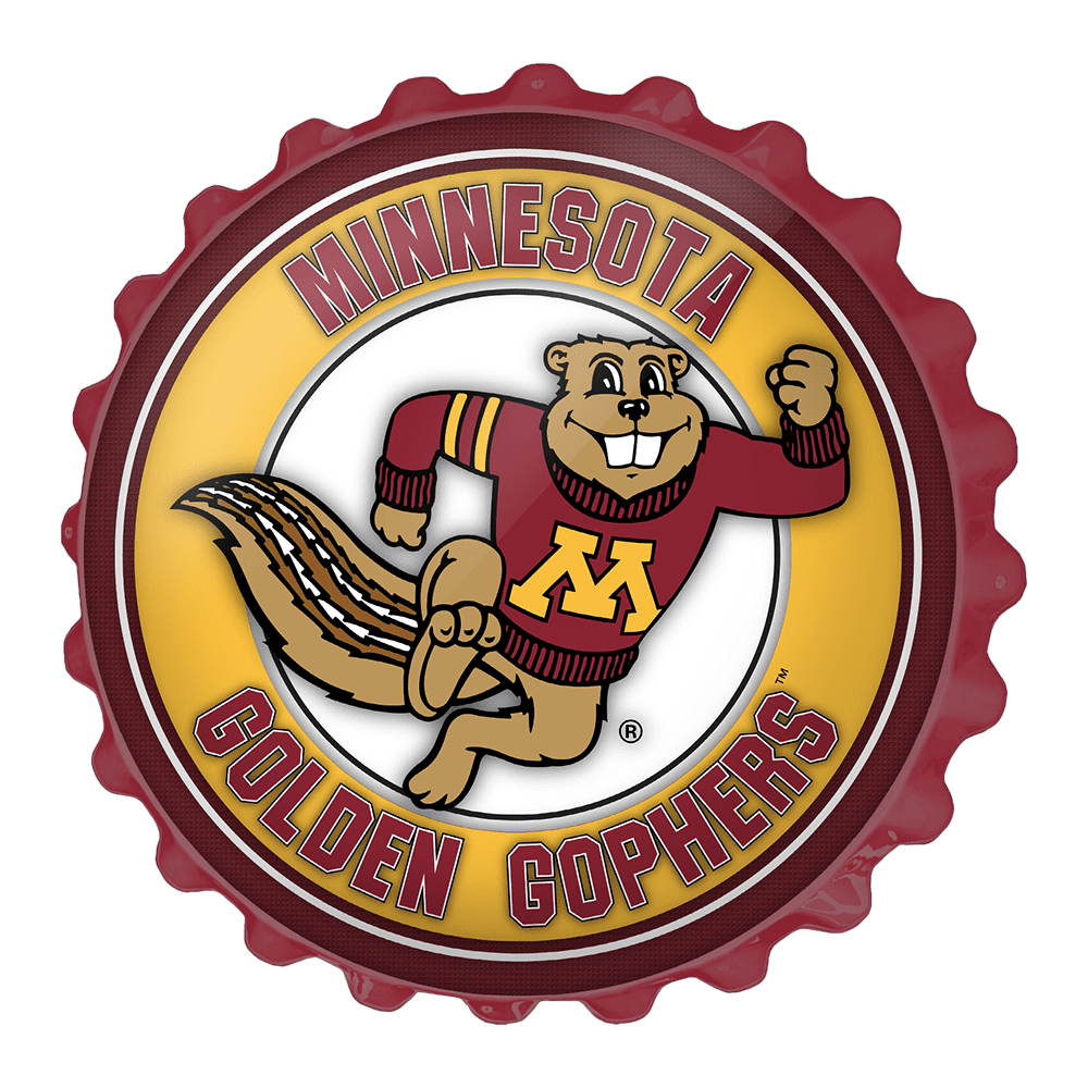 Minnesota Golden Gophers: Goldy - Bottle Cap Wall Sign - Walmart ...