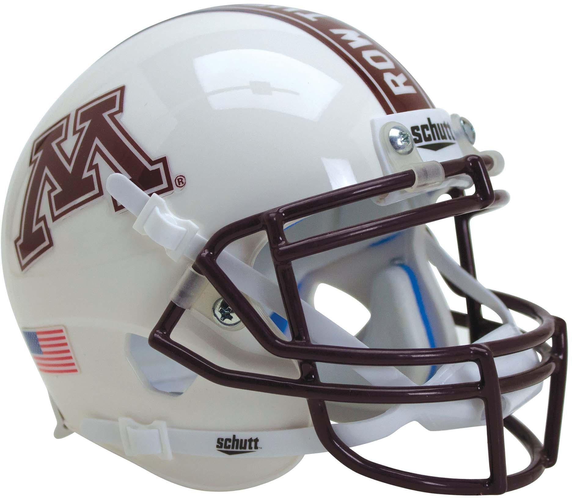 Minnesota Golden Gophers Schutt White "Row The Boat" Mini Football ...