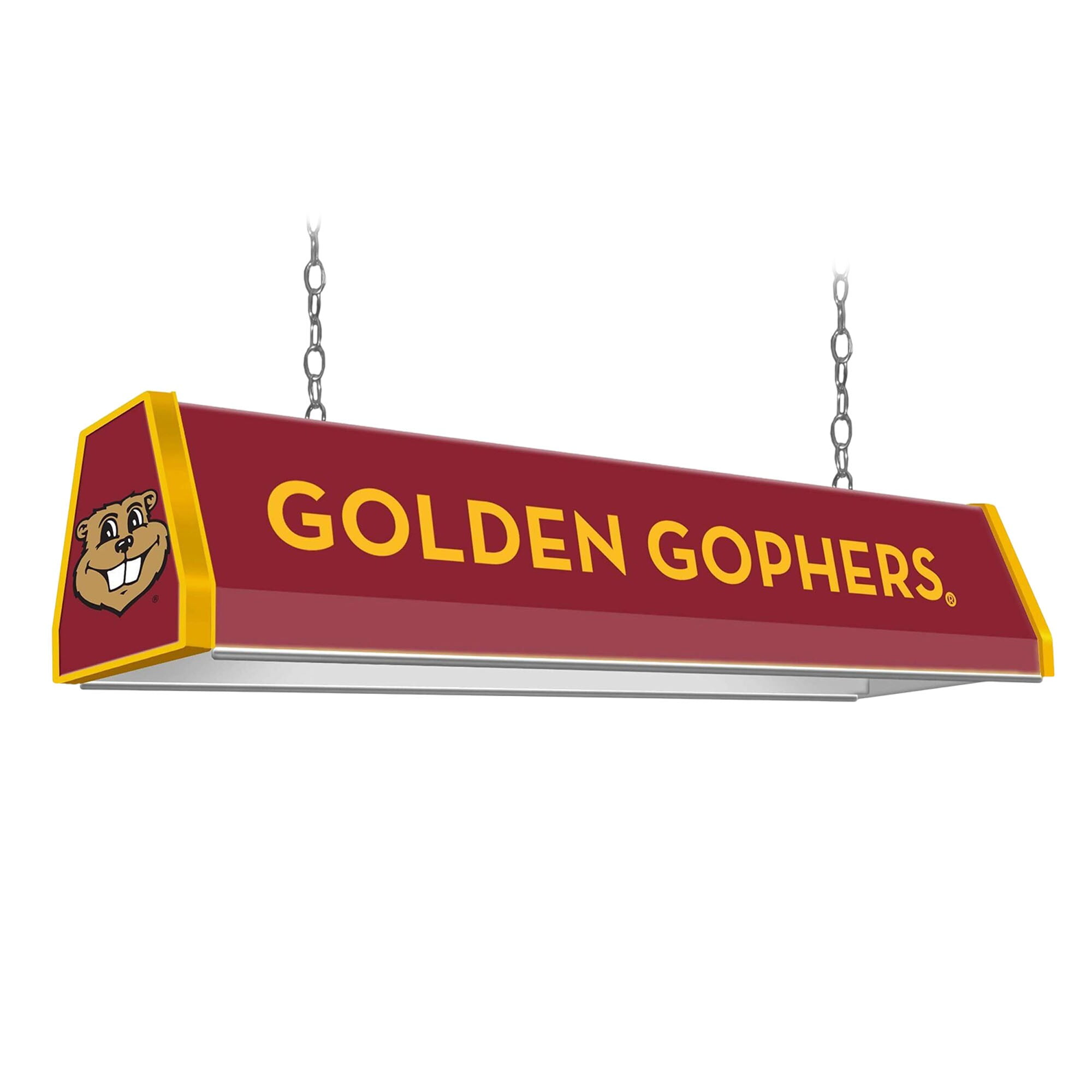 Minnesota Golden Gophers Team Logo 38.5'' x 10.75'' Pool Table Light ...