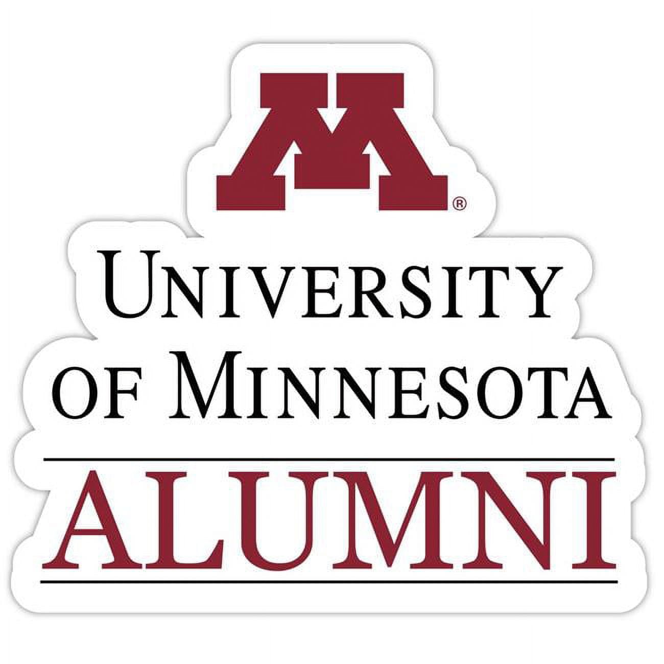 Minnesota Gophers 4 in. Laser Cut Alumni Vinyl Decal Sticker - Pack of ...