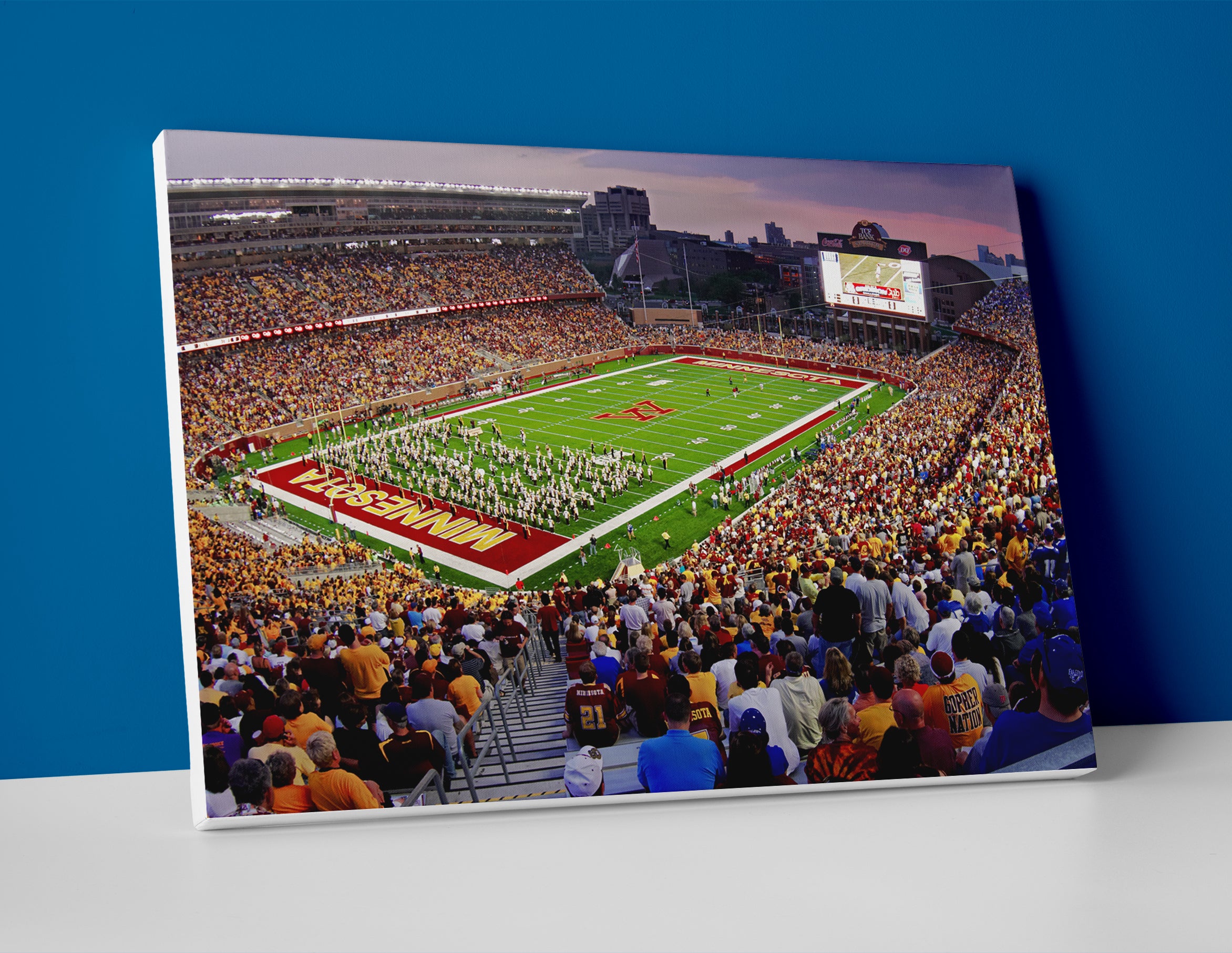 Minnesota Gophers Football Stadium Poster or Canvas Wall Art - Walmart.com