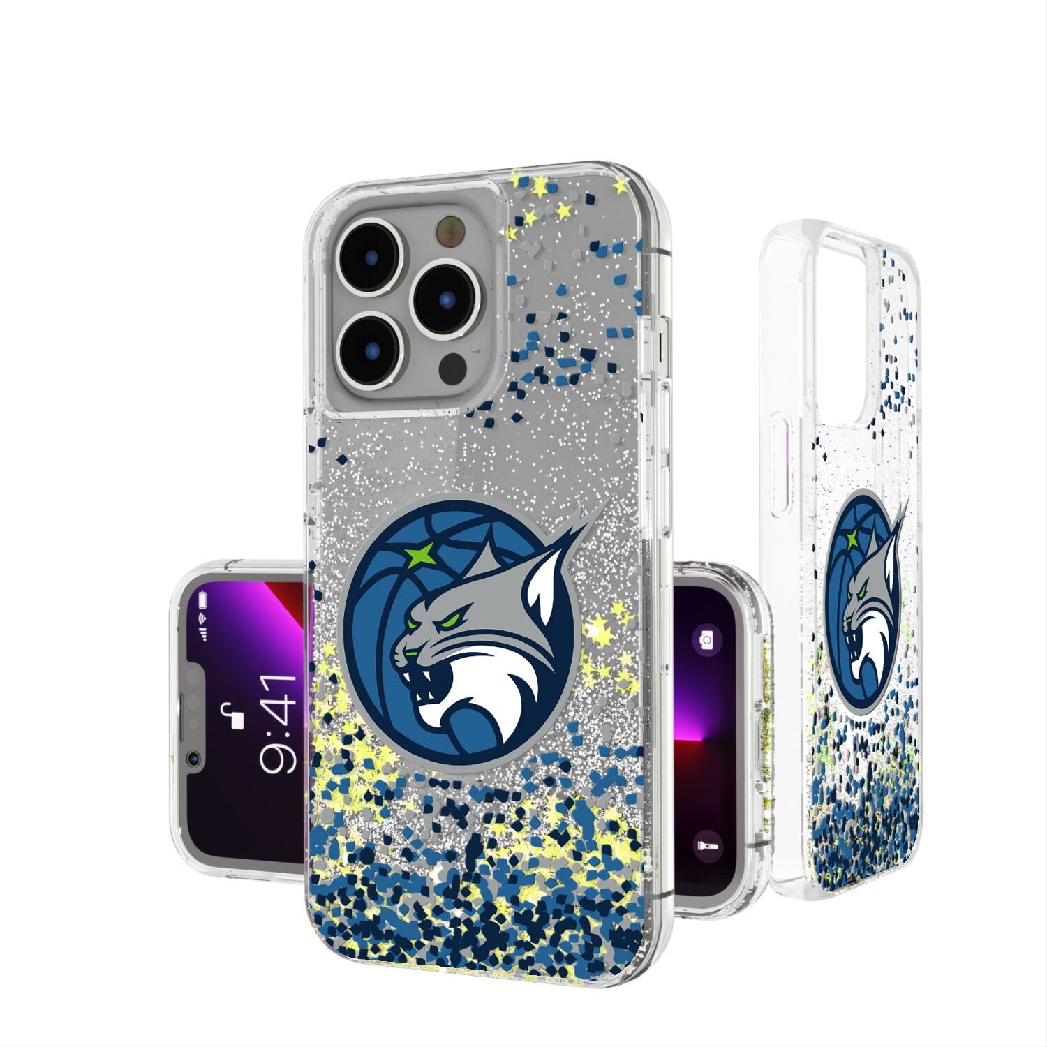 Minnesota Lynx iPhone Glitter Case with Confetti Design - Walmart.com