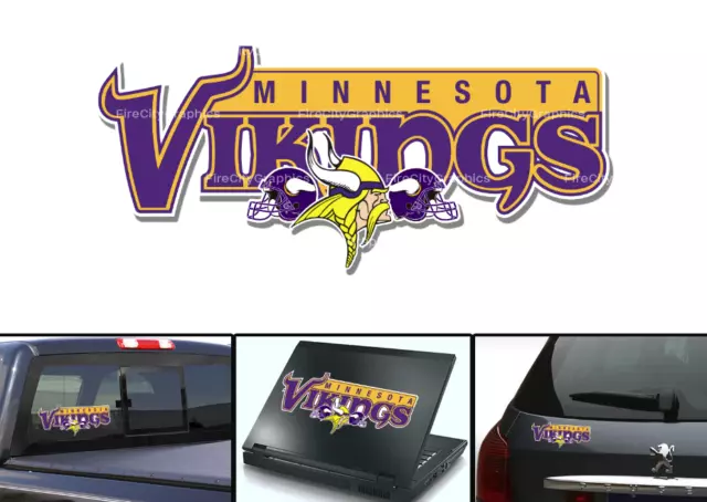 Minnesota Minnesota Football Team Sticker Decal Skol Decor Vinyl Car ...