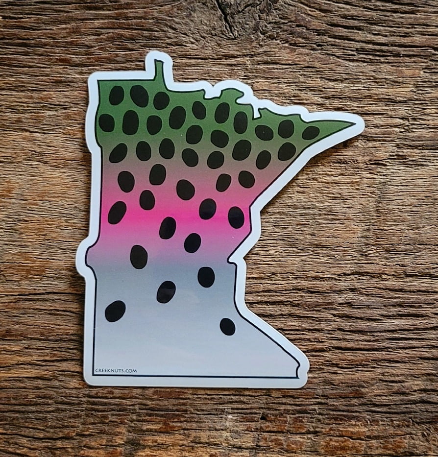 Minnesota Rainbow Trout Skin Sticker Decal - Walmart.com