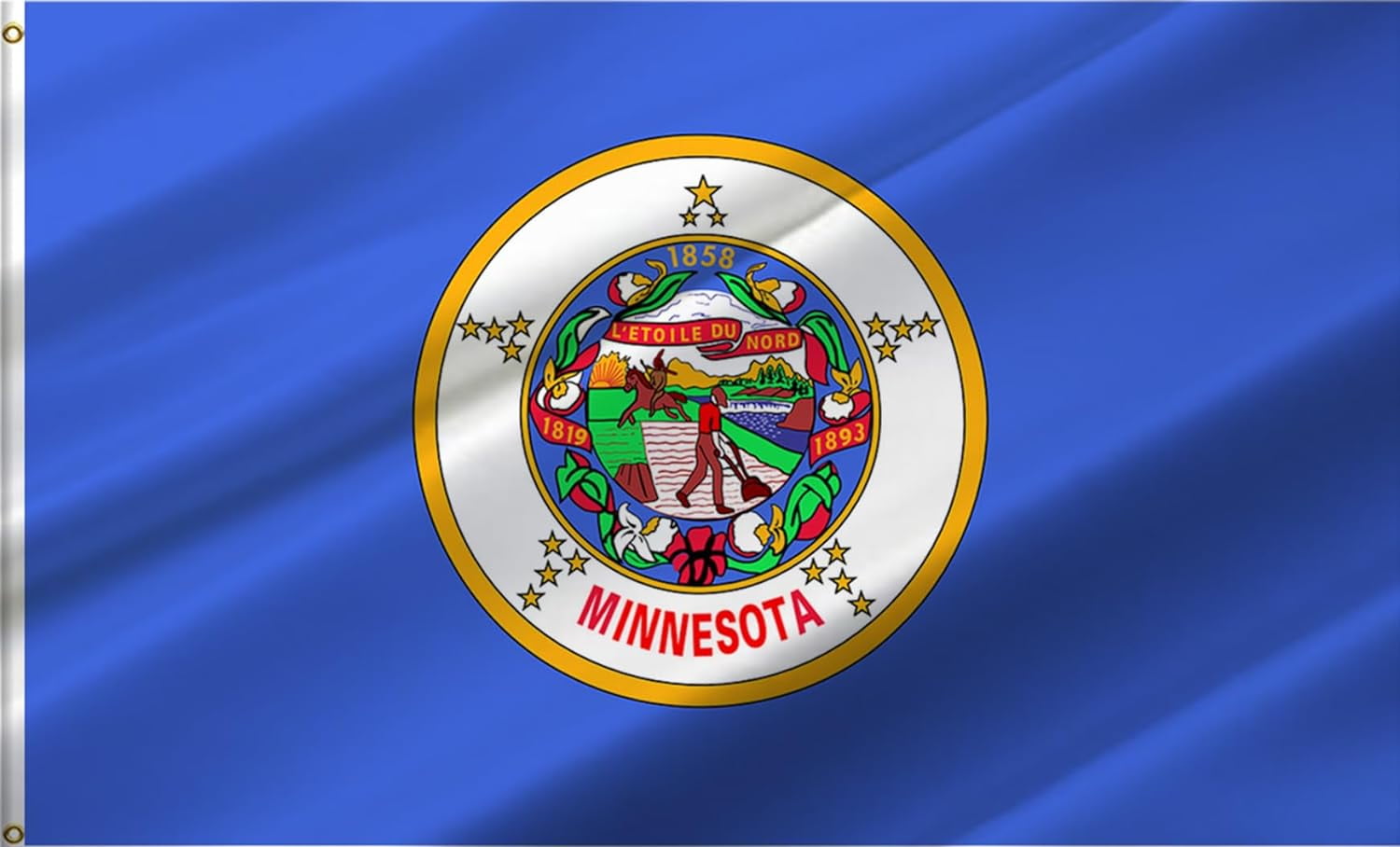 Minnesota State Flag 3X5 ft,Minnesota MN Flags ,Double Stitched and ...