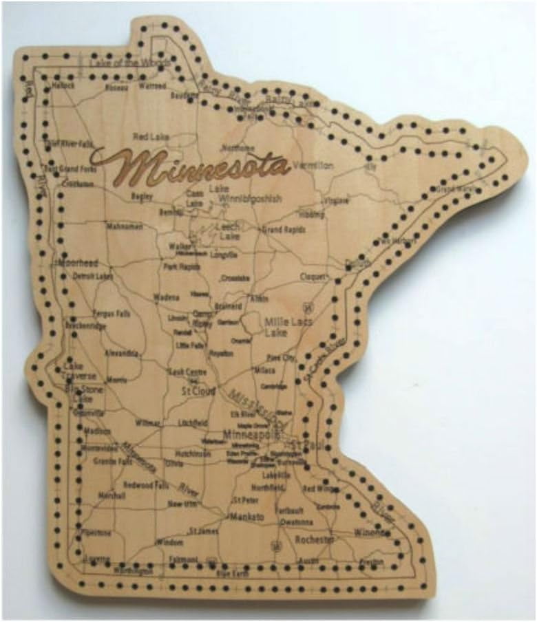 Minnesota Cribbage Board