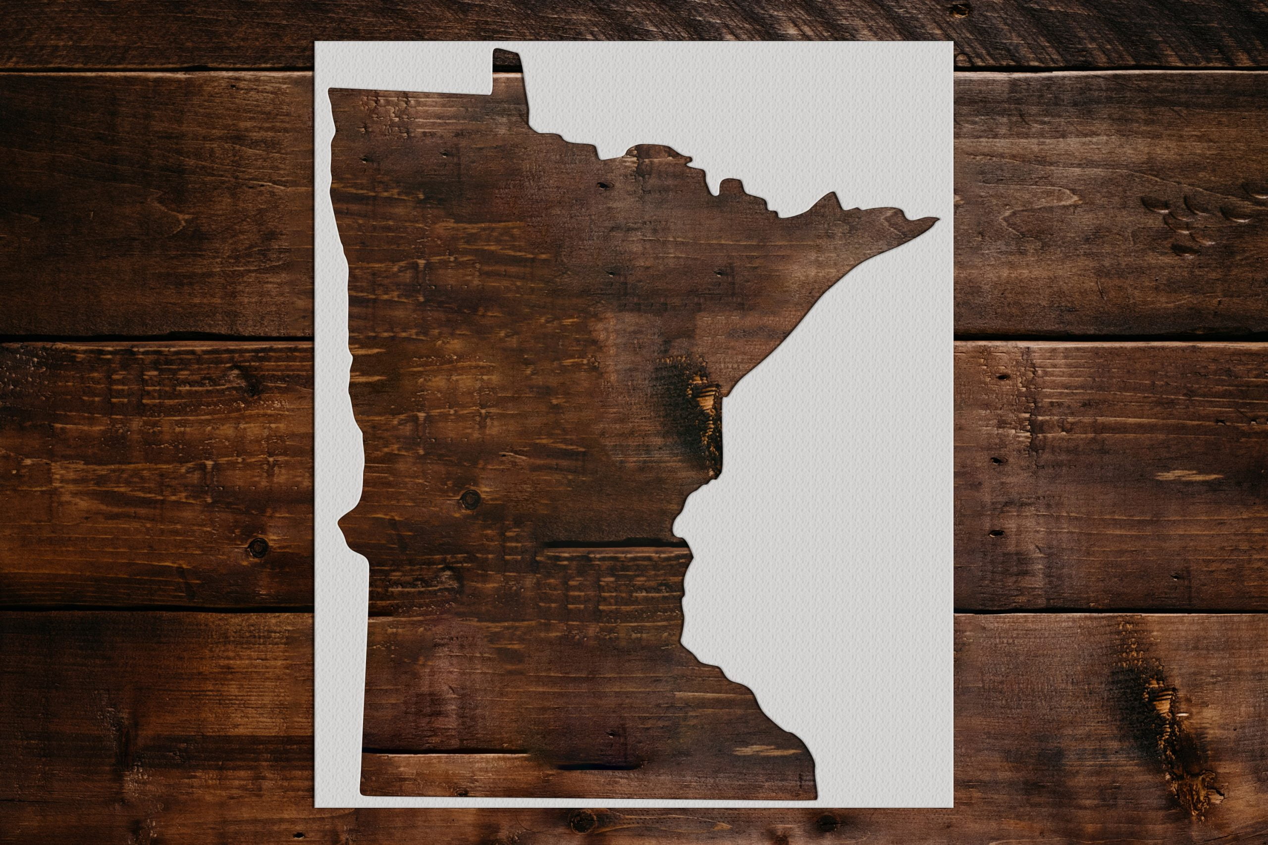 Minnesota State Stencil- Art and Wall Stencil (36"x60") - Walmart.com