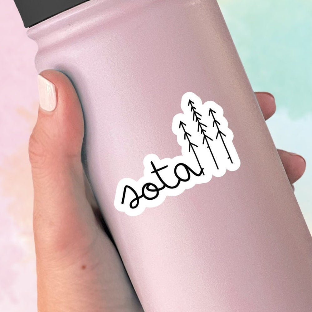 Minnesota Sticker, Sota, State Sticker, State Sayings Phone Decal Water ...