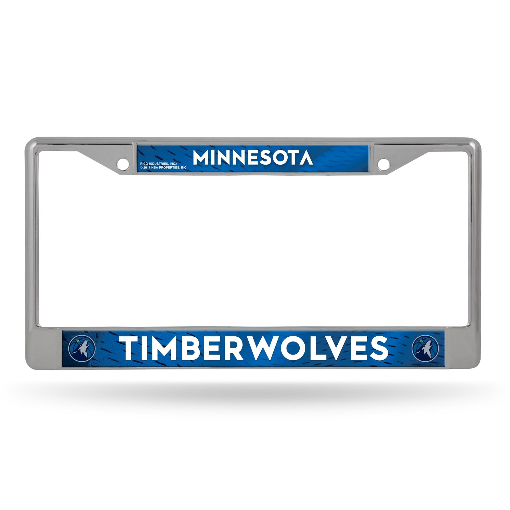 Minnesota Timberwolves Chrome License Plate Frame - Walmart.com