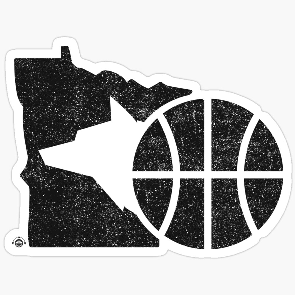 Minnesota Timberwolves Classic State Midnight Graphic Sticker Baseball ...