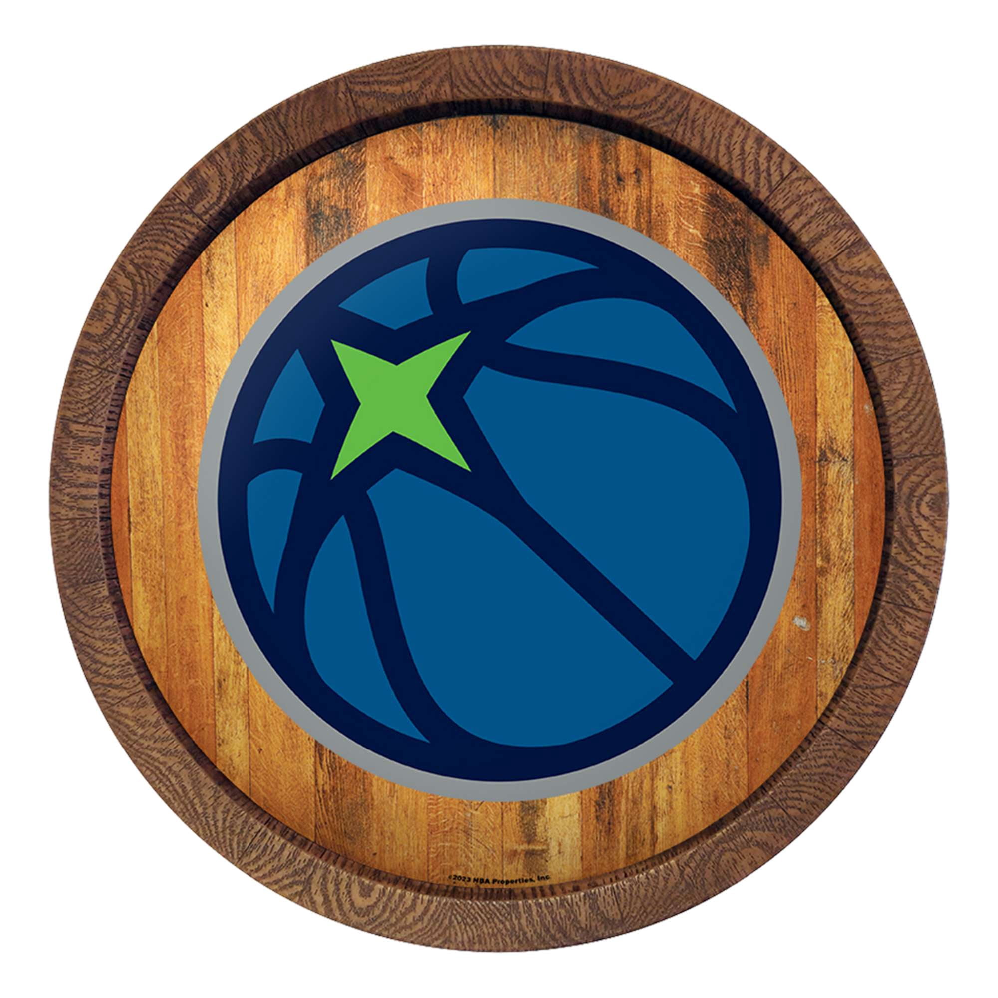 Minnesota Timberwolves 20.25'' Faux Barrel Top Sign - Walmart.com