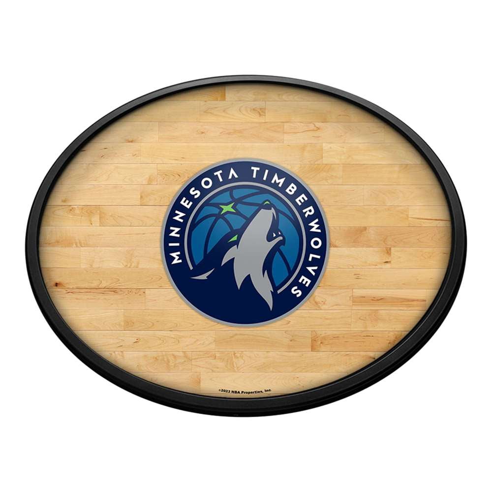 Minnesota Timberwolves: Oval Slimline Lighted Wall Sign - Walmart.com