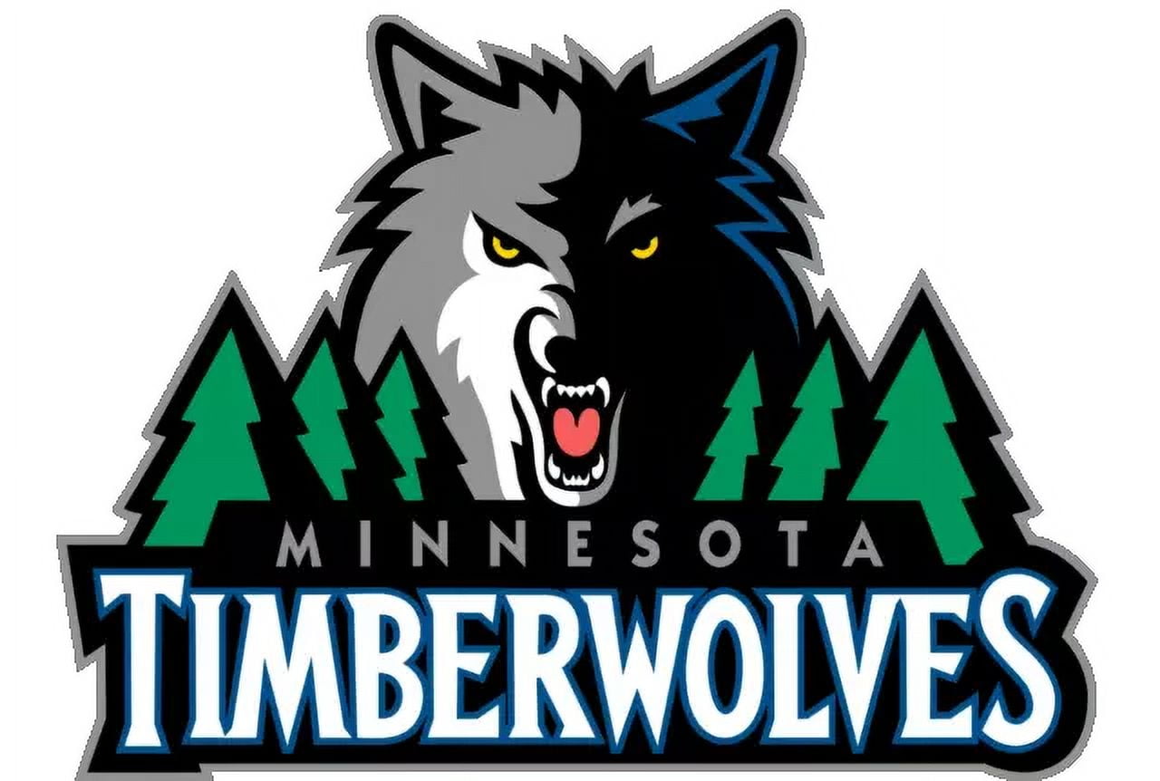 Minnesota Timberwolves Sticker Logo Basketball Phone Decal Water Bottle ...
