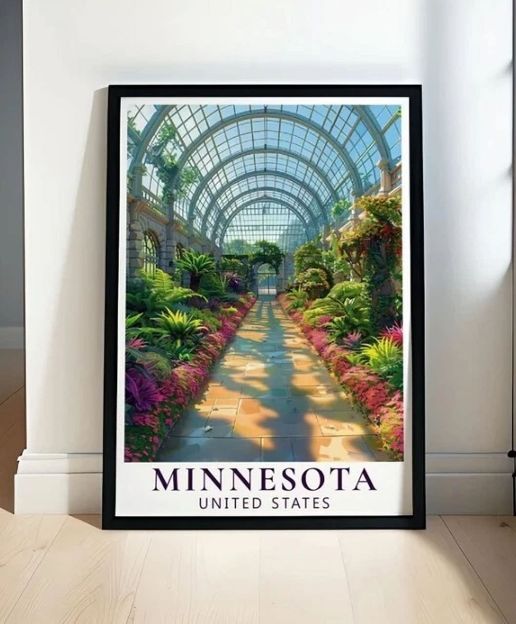 Minnesota Travel Print - Como Park Zoo And Conservatory Minnesota NO ...