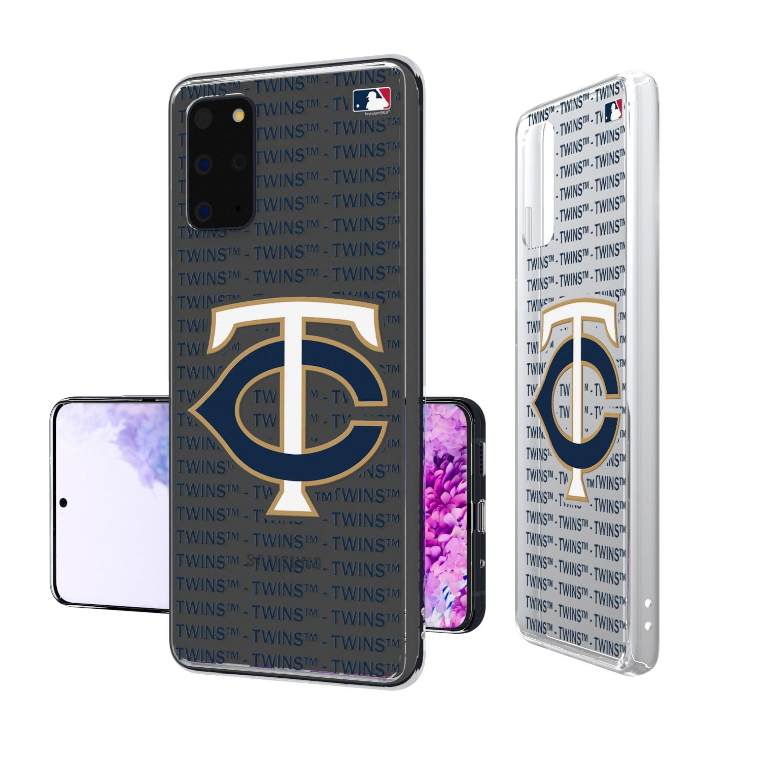 Minnesota Twins Galaxy Text Backdrop Clear Case - Walmart.com