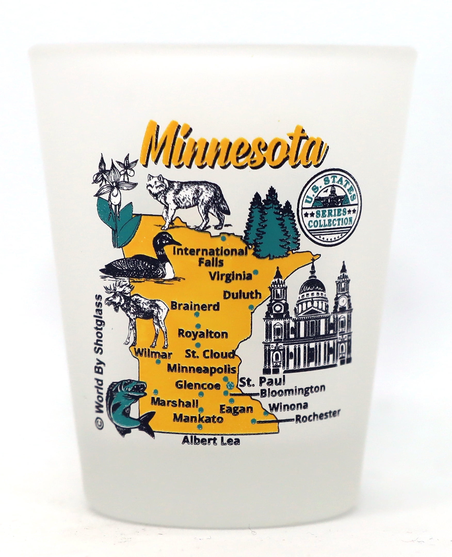 Minnesota US States Series Collection Shot Glass - Walmart.com