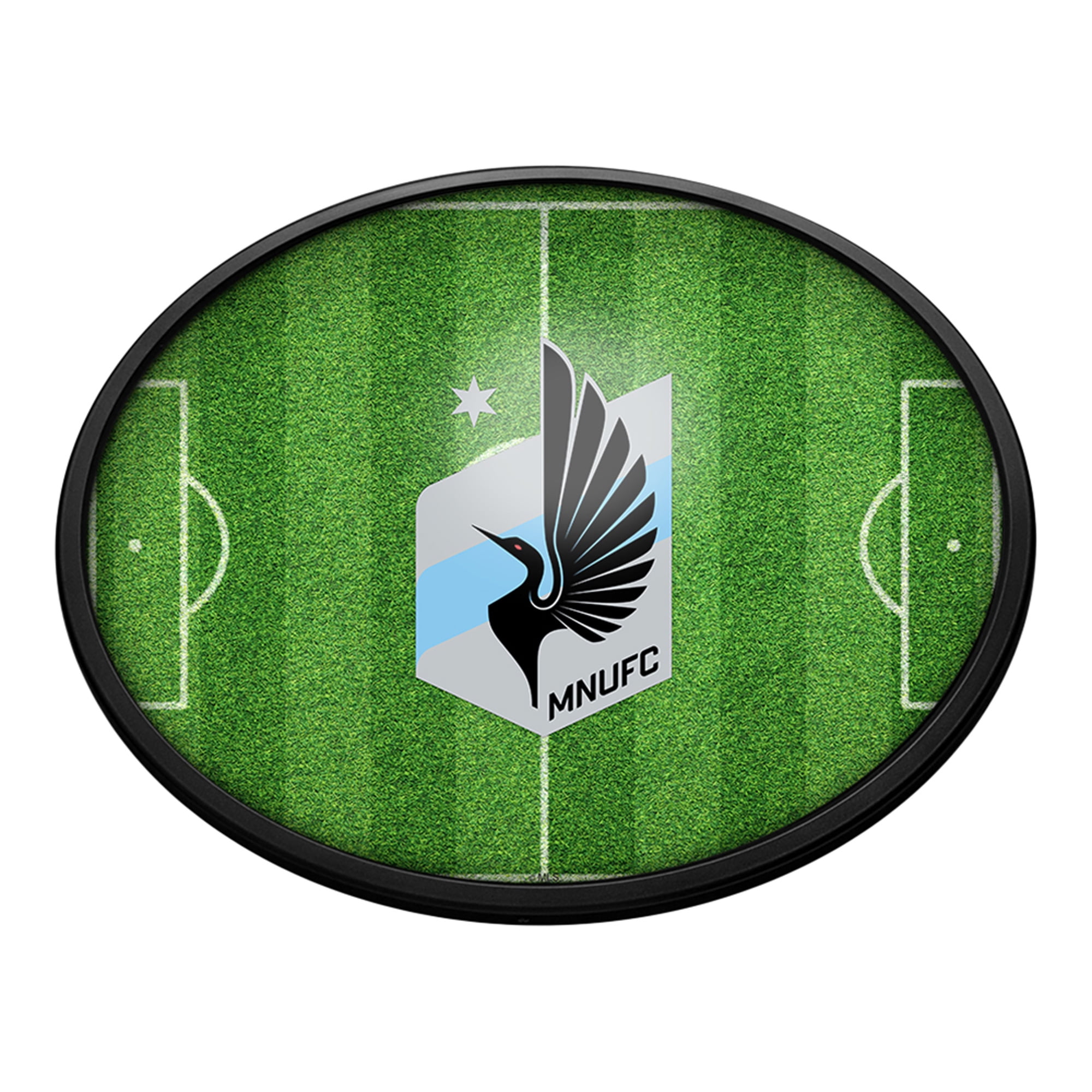 Minnesota United FC 18'' x 14'' Slimline Illuminated Field Oval Wall ...