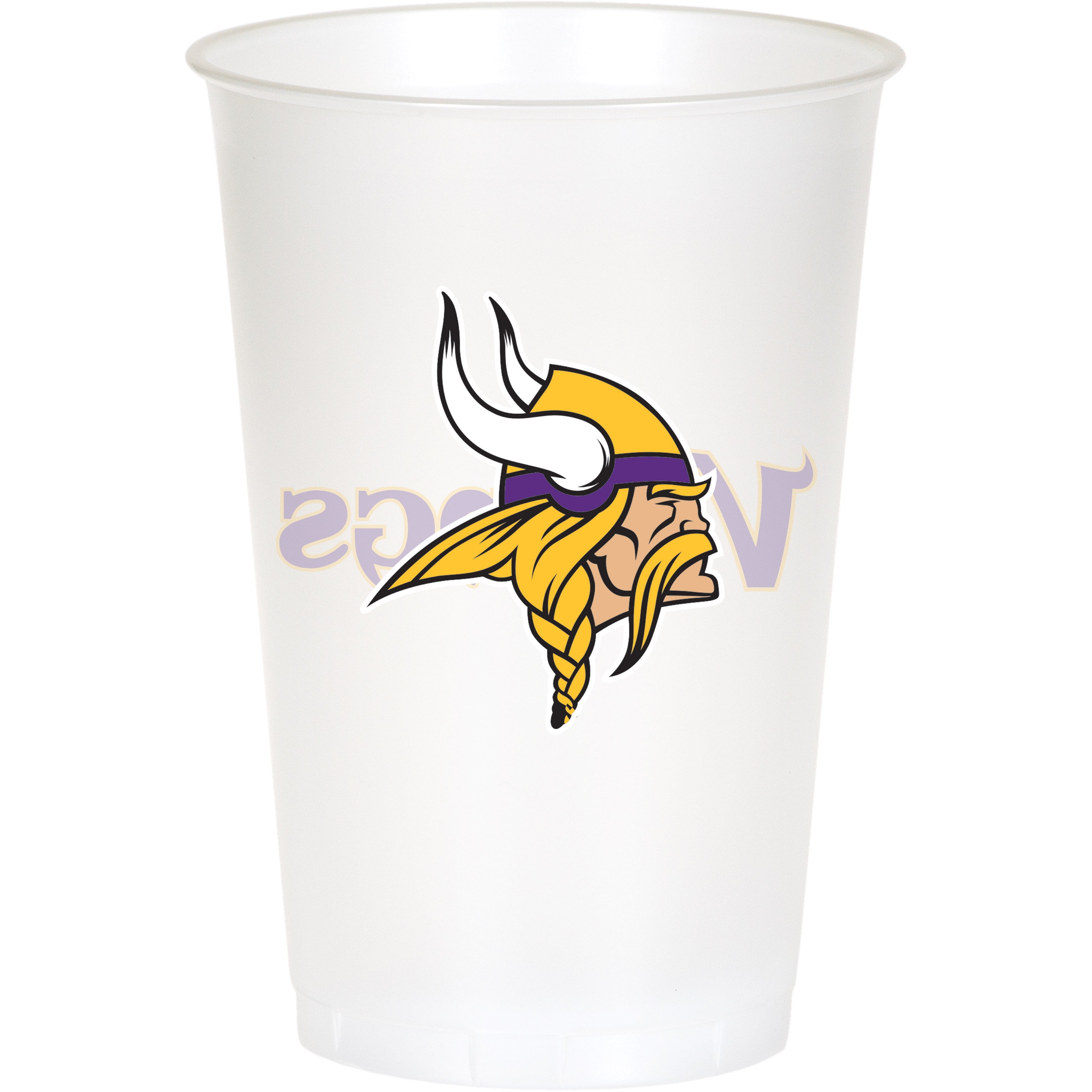 Minnesota Vikings Plastic Cups, 24 Count for 24 Guests - Walmart.com